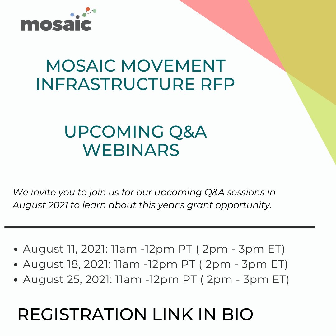 Mosaic – Amplifying the power of the environmental field by ...