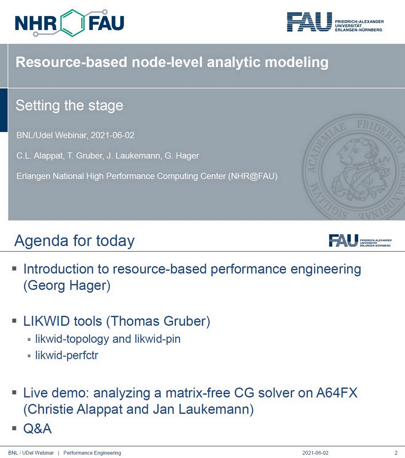 OGAWA, Tadashi on Twitter: "=> Using LIKWID and OSACA for performance analysis on A64FX, NHR ...