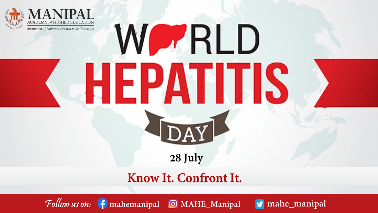 Manipal Academy of Higher Education on Twitter: "World Hepatitis Day is observed each year on 28 ...