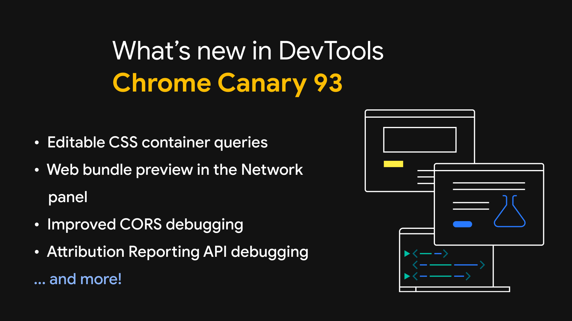 Chrome DevTools on Twitter: " What's new in DevTools (Chrome 93)? 📝 Editable CSS container ...