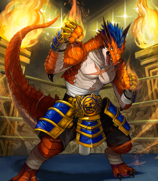 Anthro Dragon Warrior