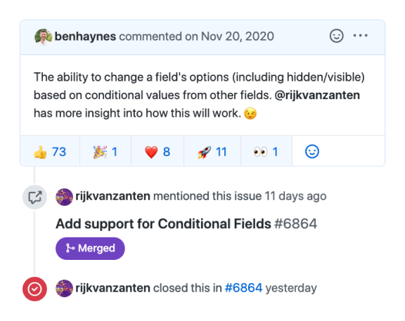 Directus on Twitter: "Boom. Conditional Fields (our most requested feature) has been released ...