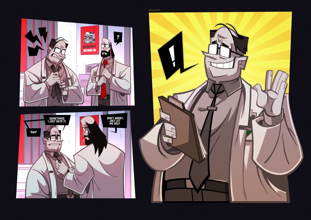 「That's the reason why dr. Hofnarr prefers sweaters more #ma」CARNIVILL 🥩の漫画