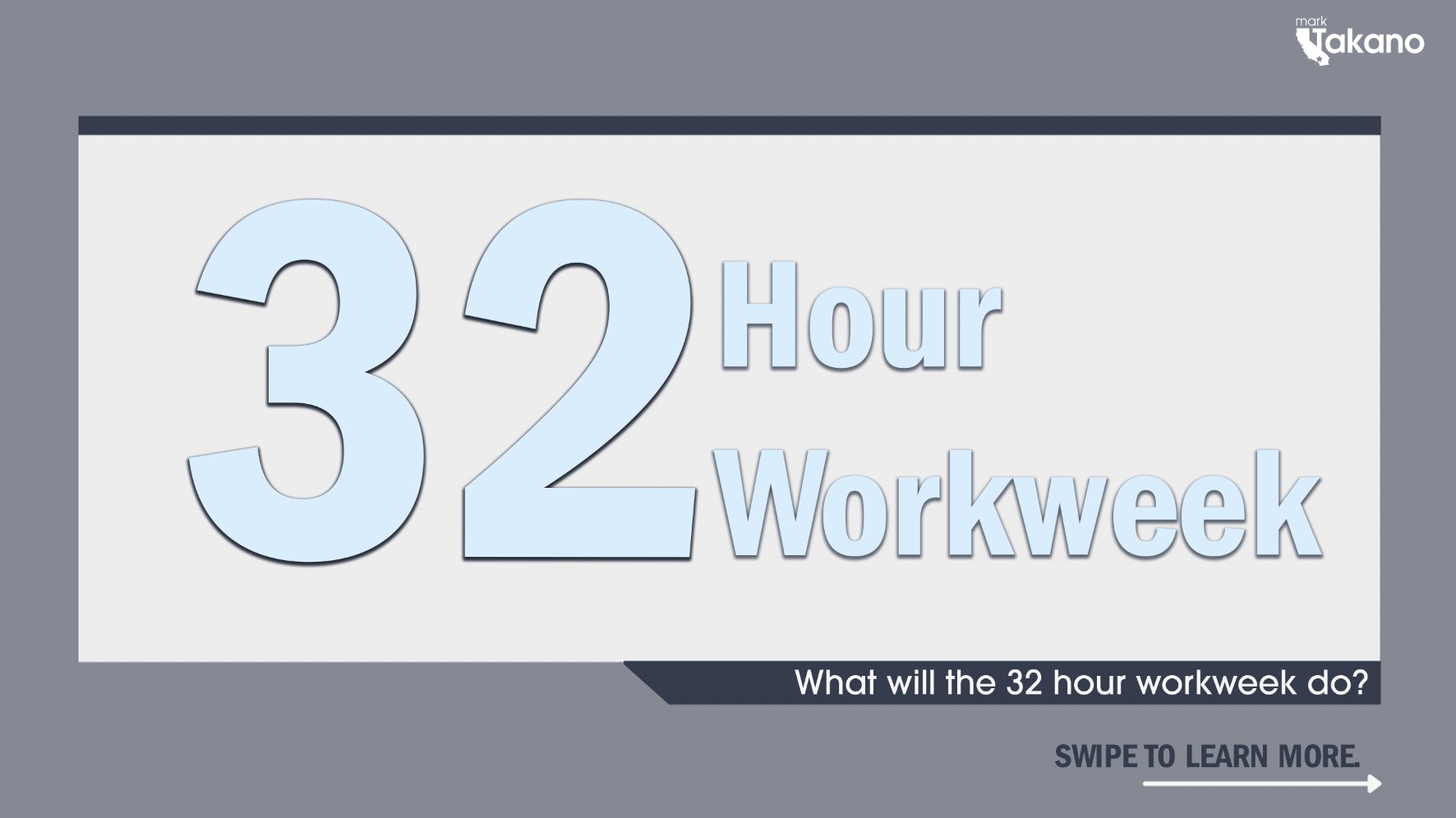 Mark Takano on Twitter: "What does my 32 hour workweek bill do? Swipe to find out. https://t.co ...