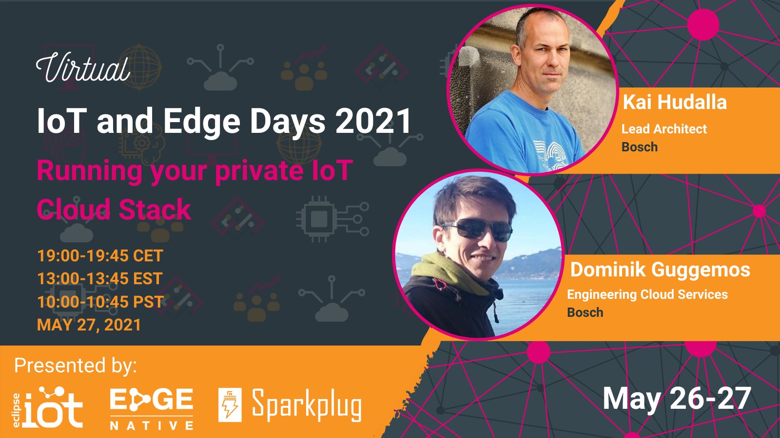 Eclipse IoT on Twitter: "Stay up to date with the Cloud2Edge package in this replay from Virtual ...