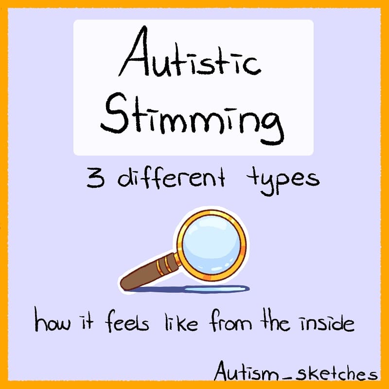 Autism_Sketches on Twitter: "Autistic stimming - 3 different types ...