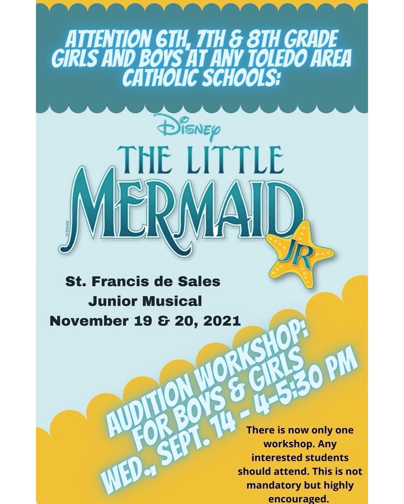 Little Mermaid Jr Poster