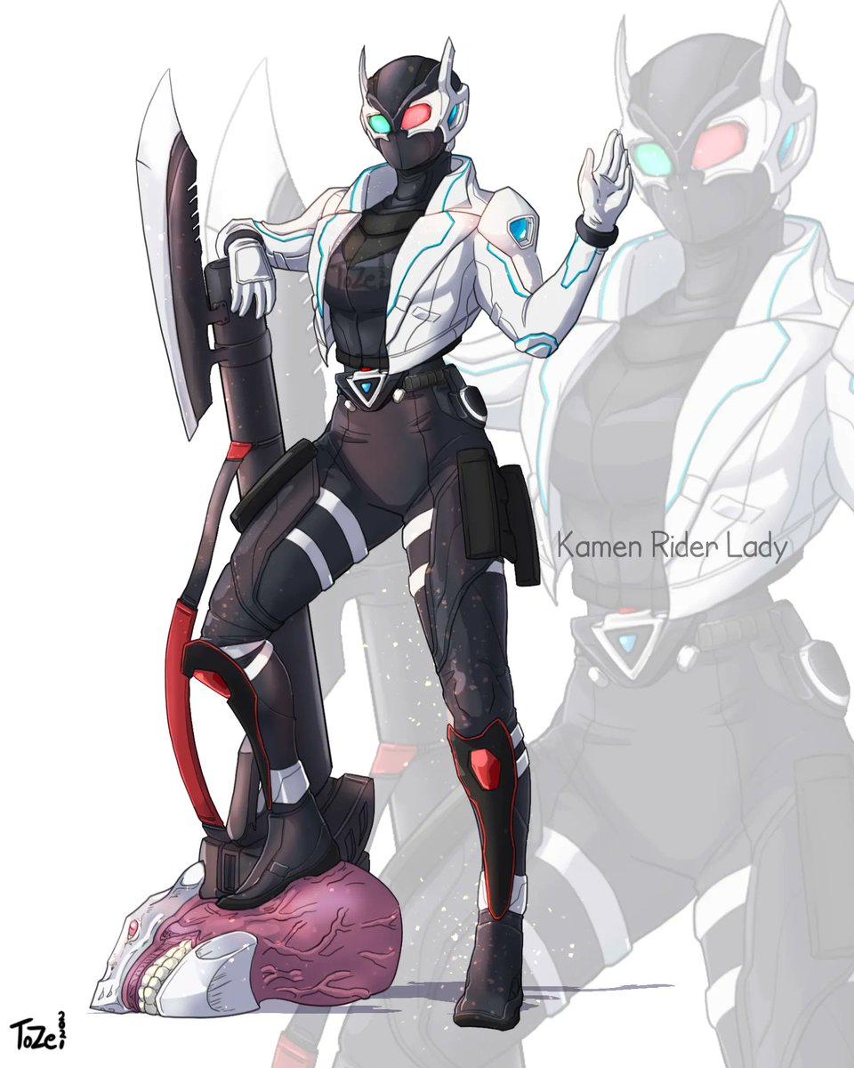 「Kamen Rider Lady the demon hunter rider.」|TO ZEのイラスト