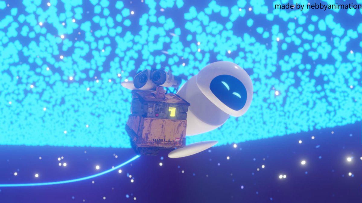 Wall-E and EVE fan art by NebbyAnimation : r/Pixar