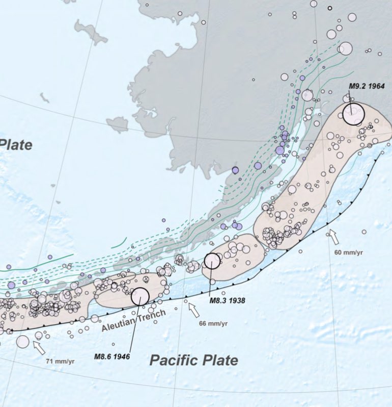 Aleutian Trench Map