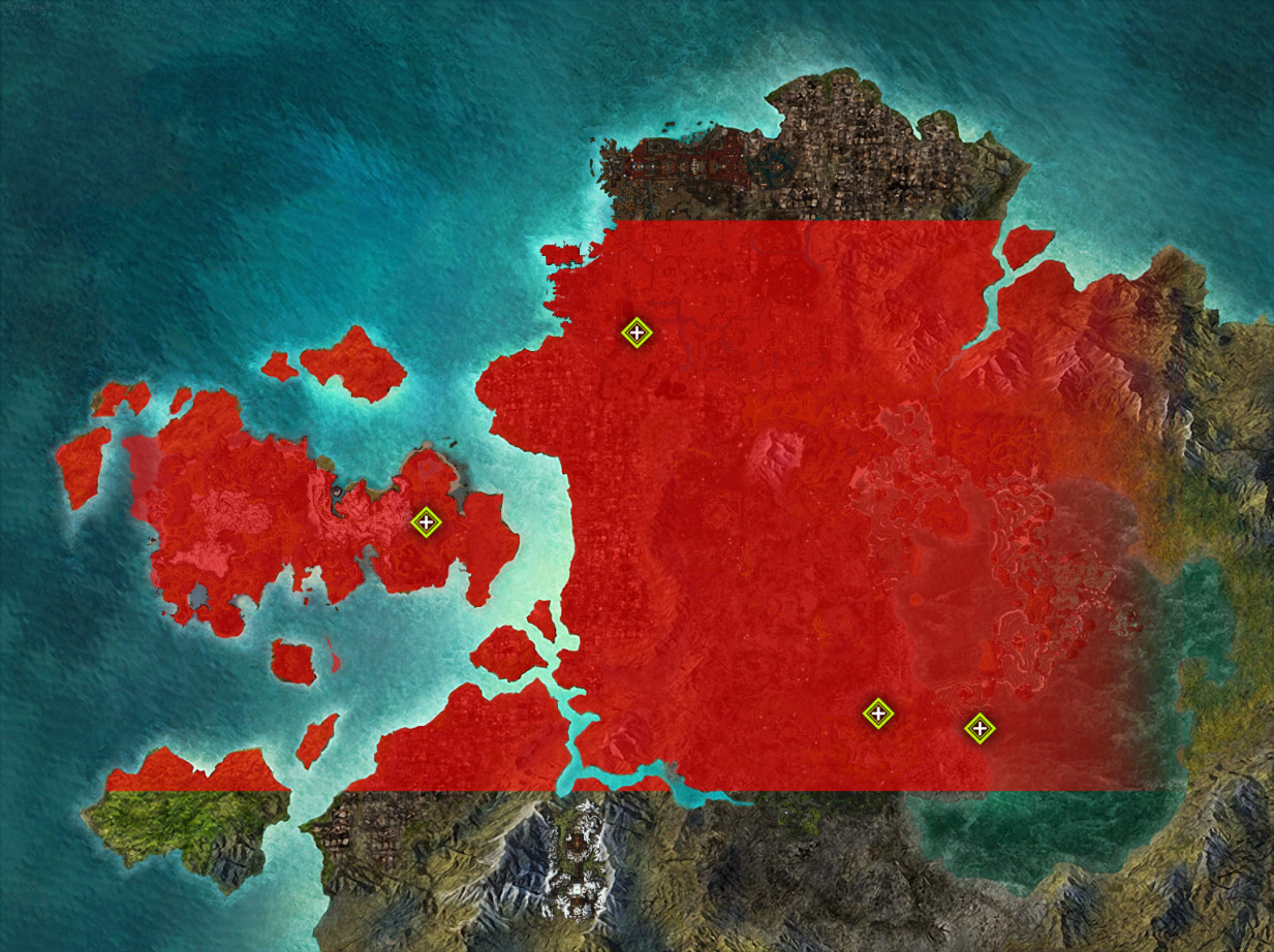 Guild Wars Factions Map