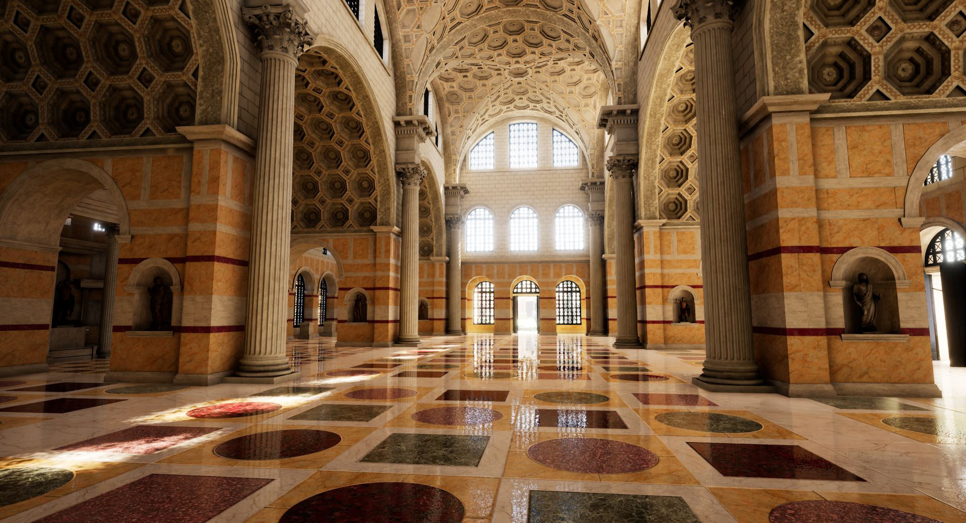 Basilica Of Maxentius Interior