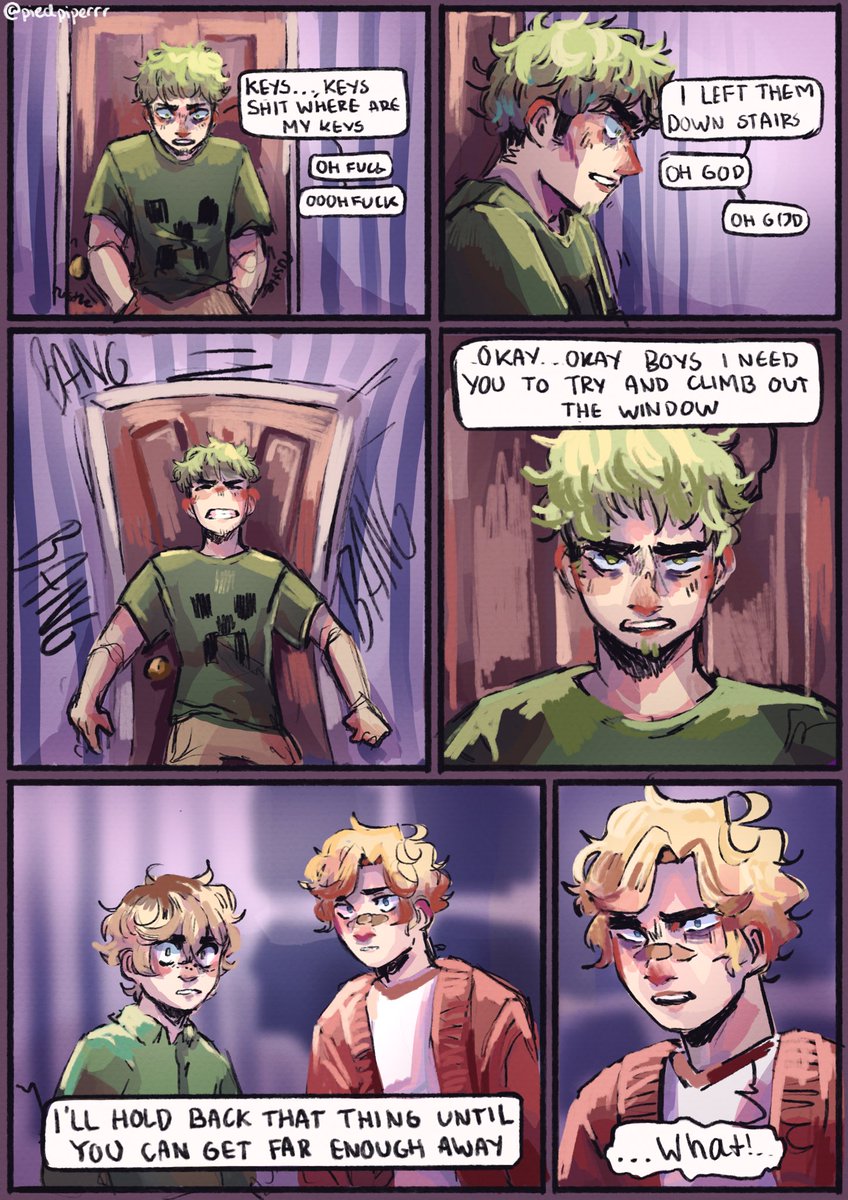 「TW: Blood, body horror - - Bedrock chapter 1 part 2- "the in」Pip (o7)の漫画