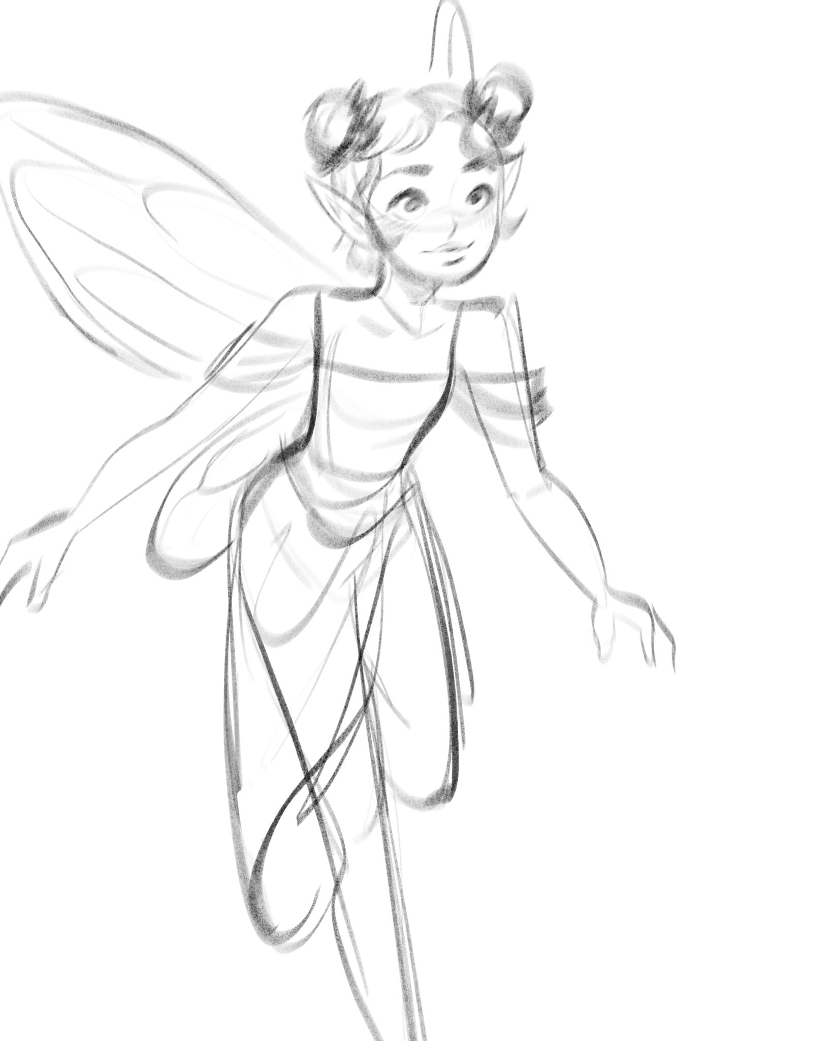 Cute Fairy Sketch