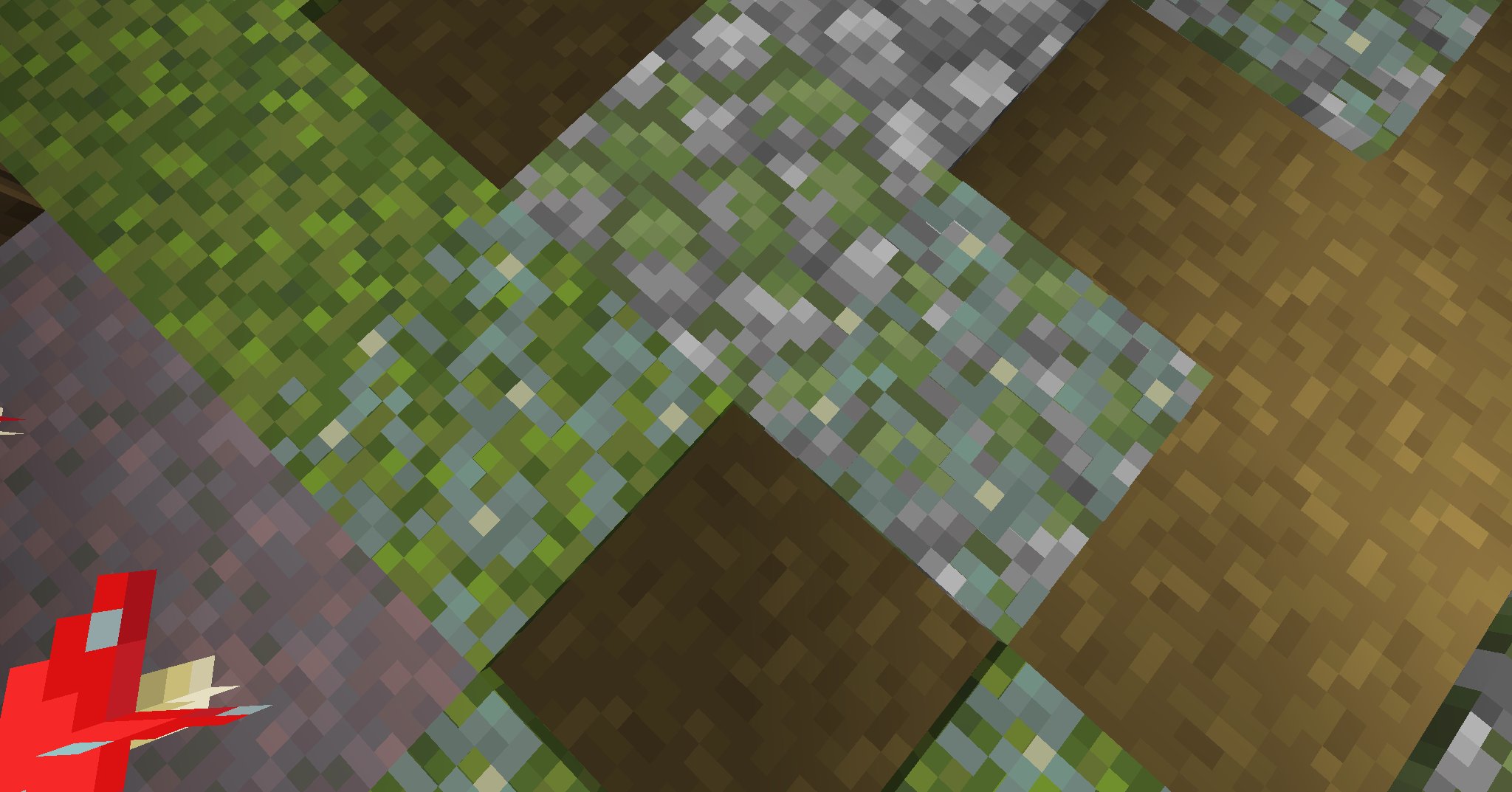 Minecraft Mossy Cobblestone Texture