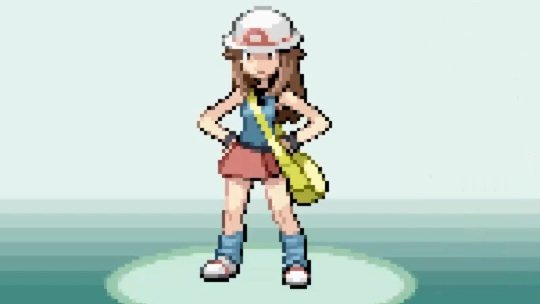 Pokemon Trainer Leaf Sprite