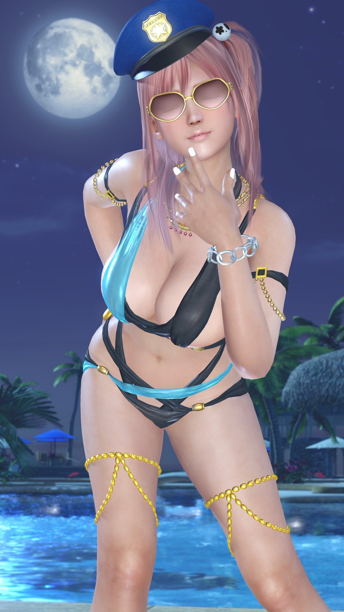 Tk on Twitter: "おーなーさん♪ いたずらばっかりしてると 逮捕しちゃうぞ♡ ！！！！！？？(;'∀')ﾎ、ﾎﾉｶｻﾝ、ｿﾉﾐｽﾞｷﾞﾊ… #ほのか #DOAXVV #ブイブイ…