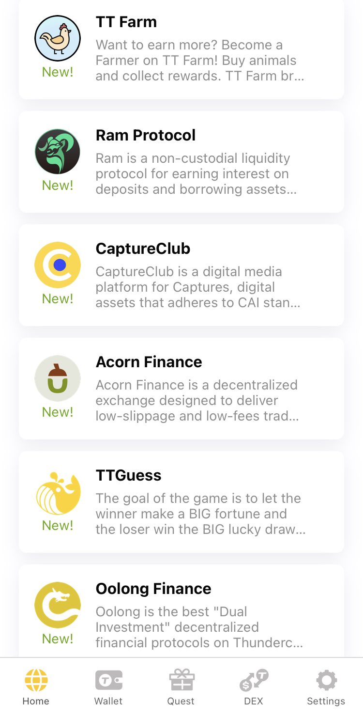 ThunderCore Official on Twitter: "We’ve been constantly listing new #DApps on #ThunderCoreHub ...