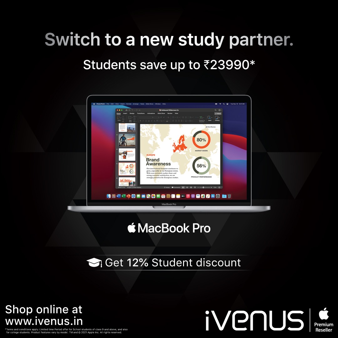 iVenus on Twitter: "Ready to avail the best offers on Mac Save up to ₹23,990 on the new M1 ...