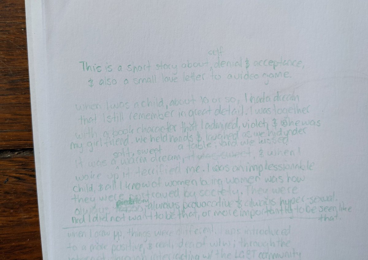 「Fun fact the draft script for my personal comic was mostly w」 Billie🌸 の漫画