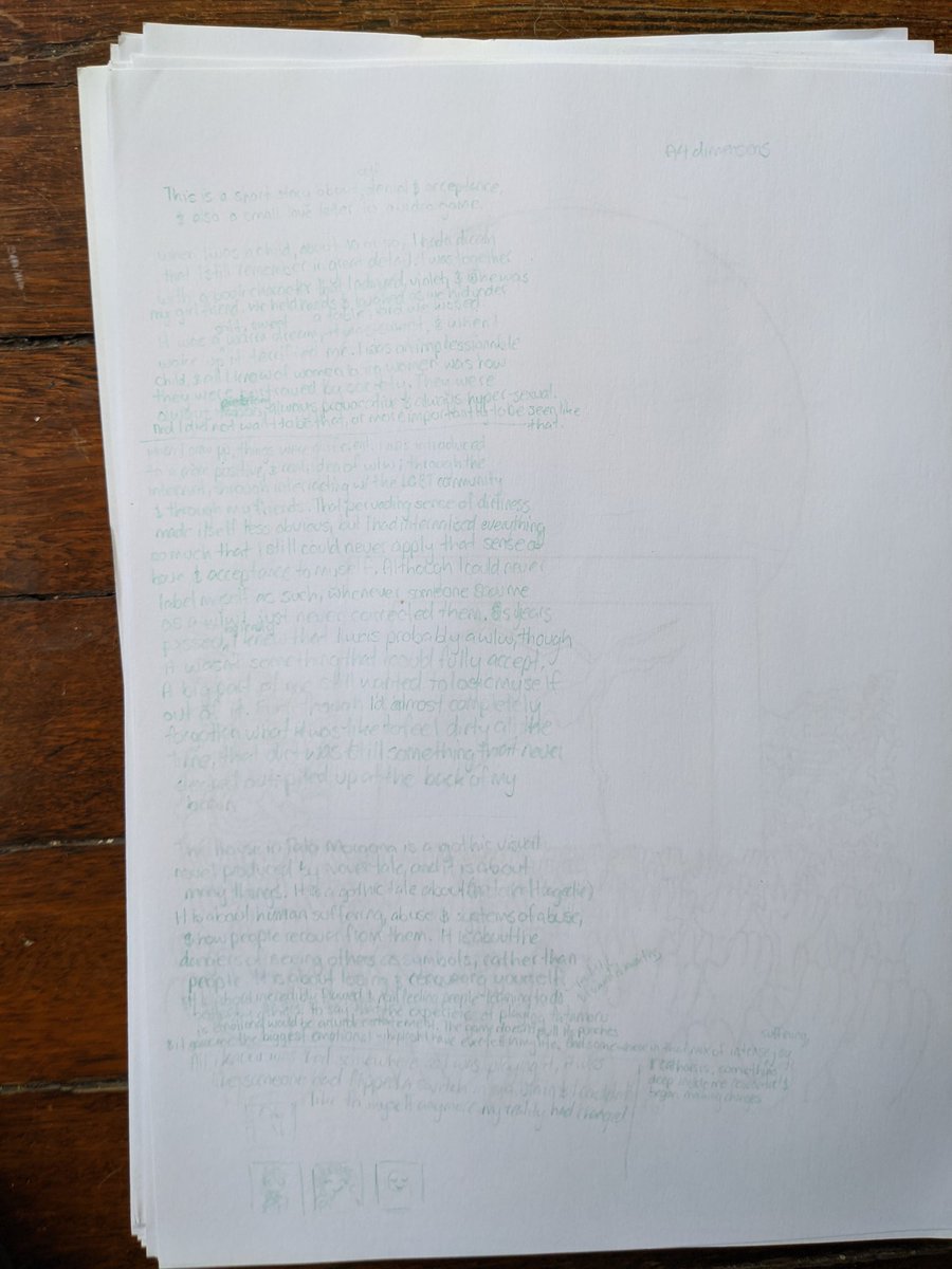 「Fun fact the draft script for my personal comic was mostly w」 Billie🌸 の漫画