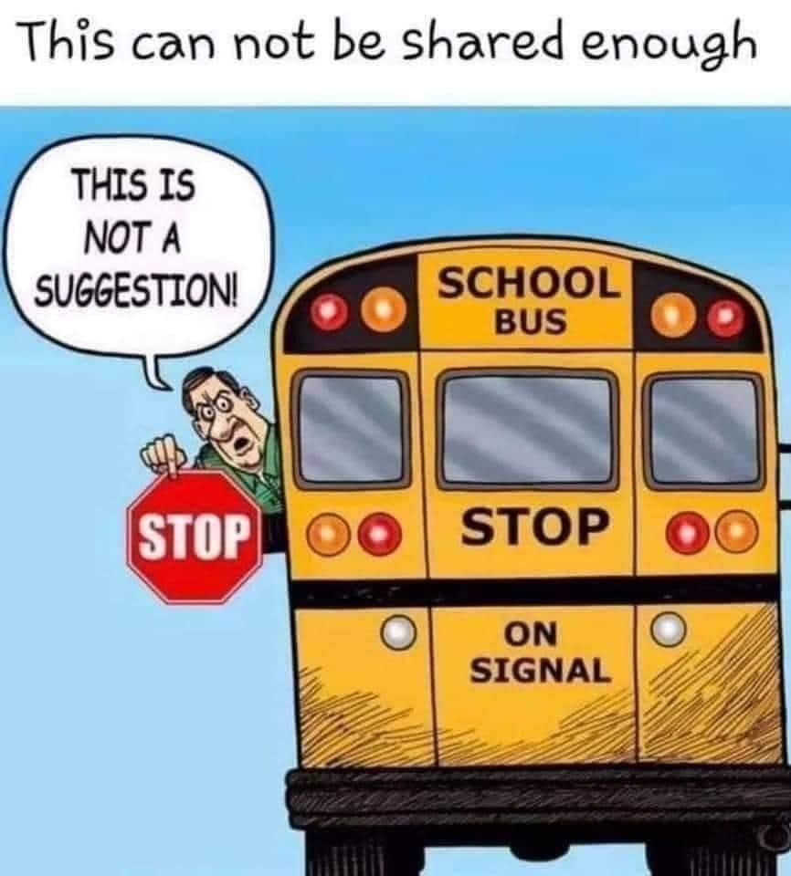 School Bus Stop Cartoon