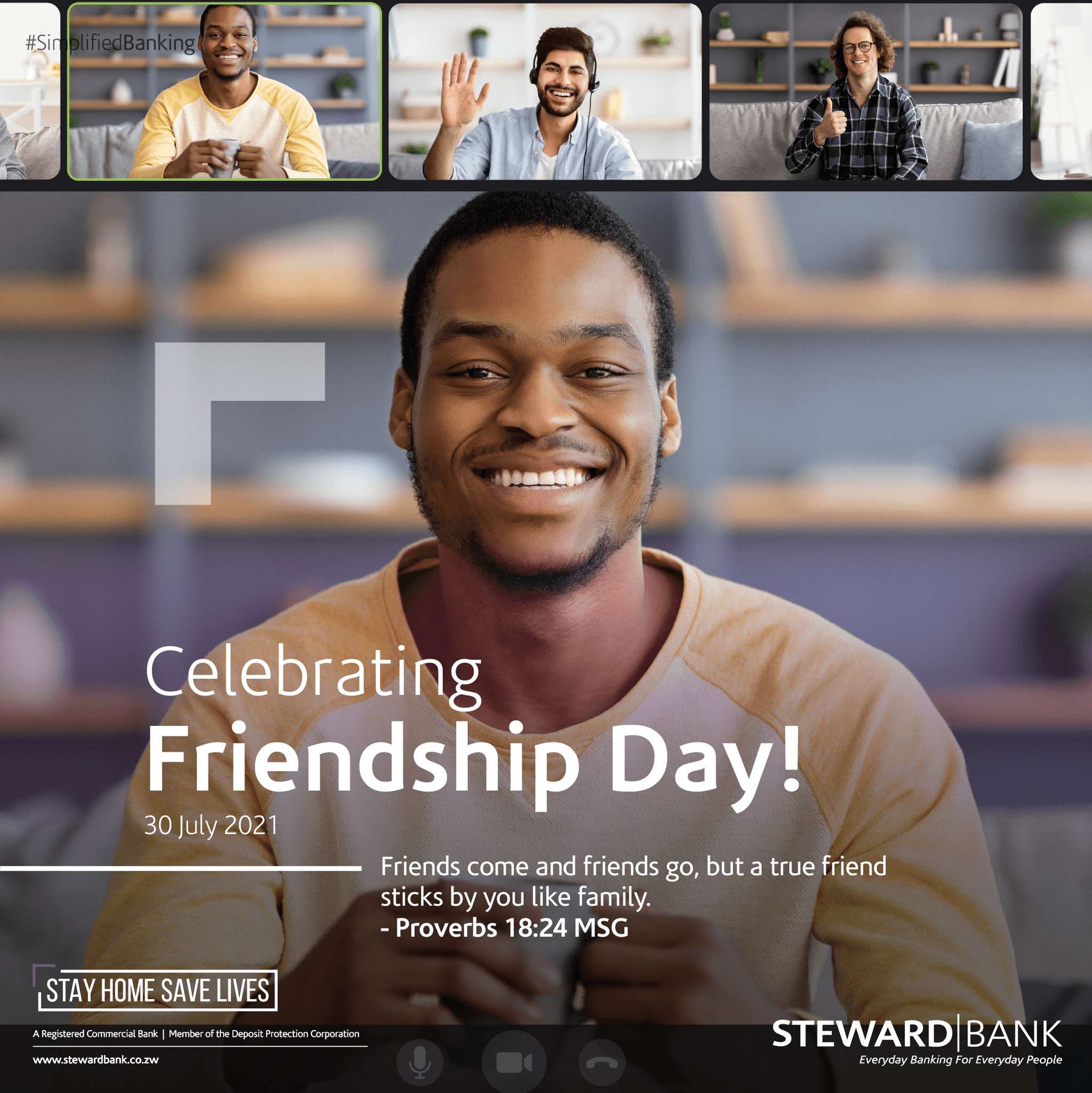 Steward Bank on Twitter: "Celebrating Friendship Day “Sharing the human spirit through ...