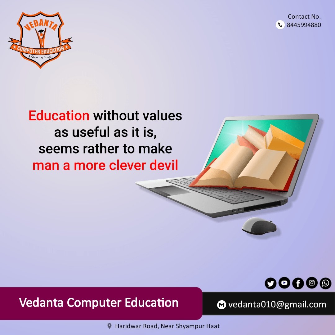 Vedanta Computer Education 👩‍🎓 (@ComputerVedanta) | Twitter