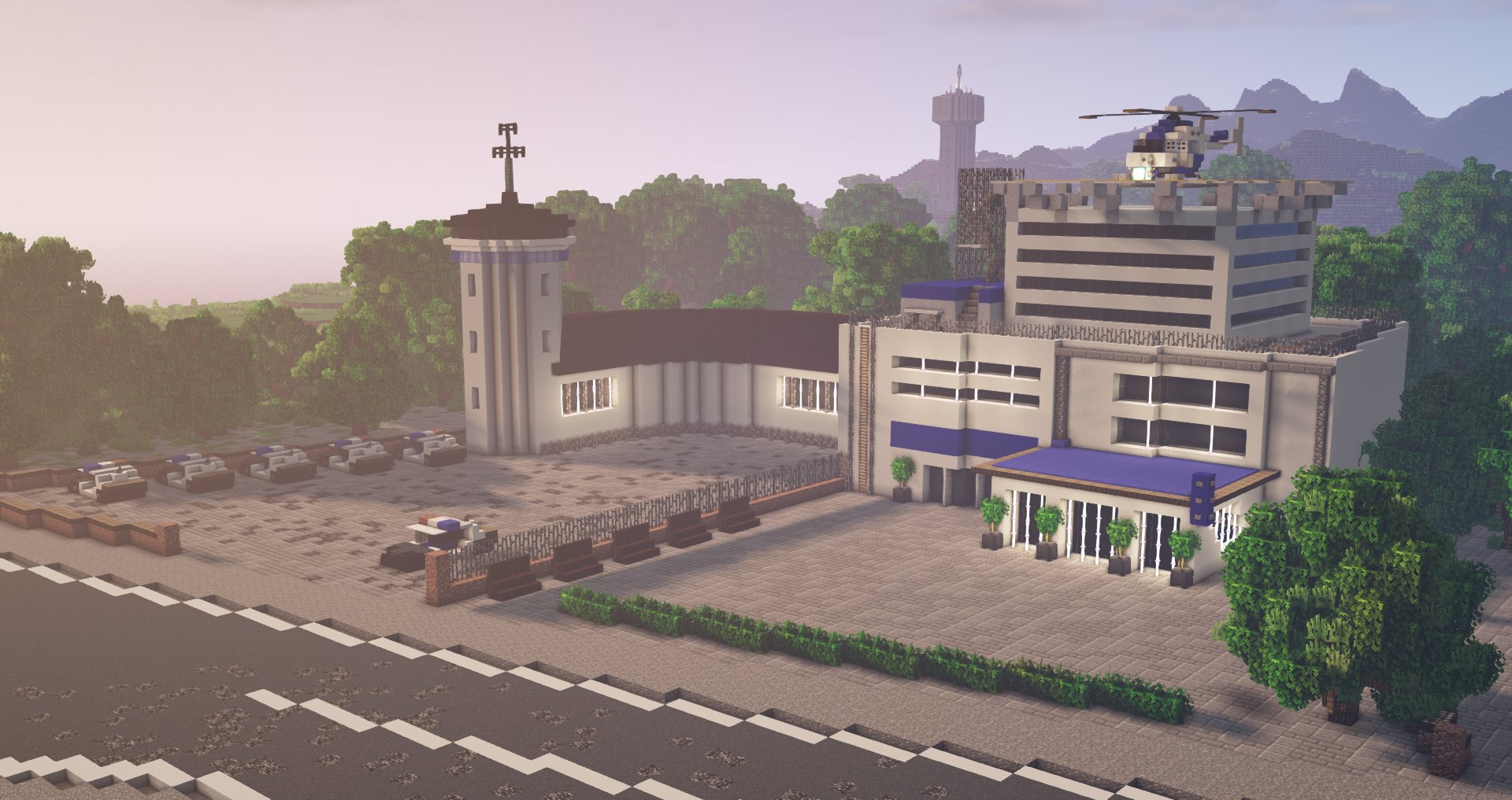 Minecraft Police Station A Police Station I Just Built In My Minecraft