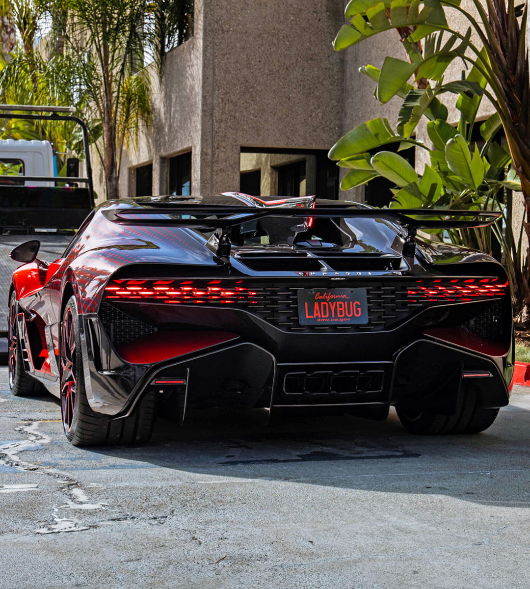 The BUGATTI Divo ‘Lady Bug’, with its geometric-dynamic algorithmic ...