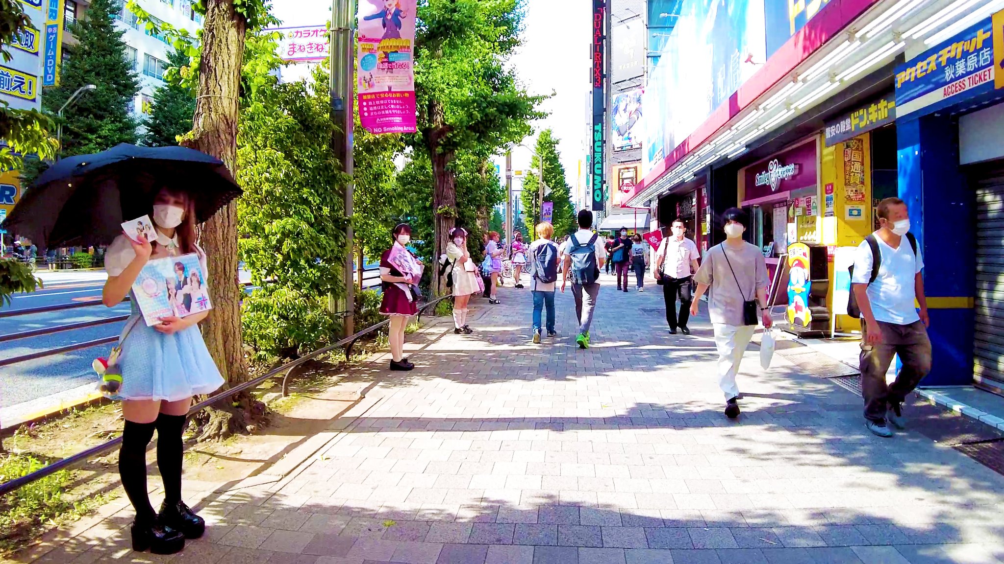 Japan Walk【Makimaki Walk】🌴 on Twitter: "(4K ASMR) [Akihabara walk] 4K ASMR non-stop 1 hour 06 ...
