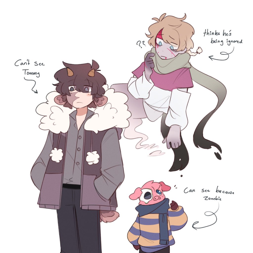 「PhanTommy doodles #tommyinnitfanart #ranboofanart #tubbofana」Aubreyの漫画