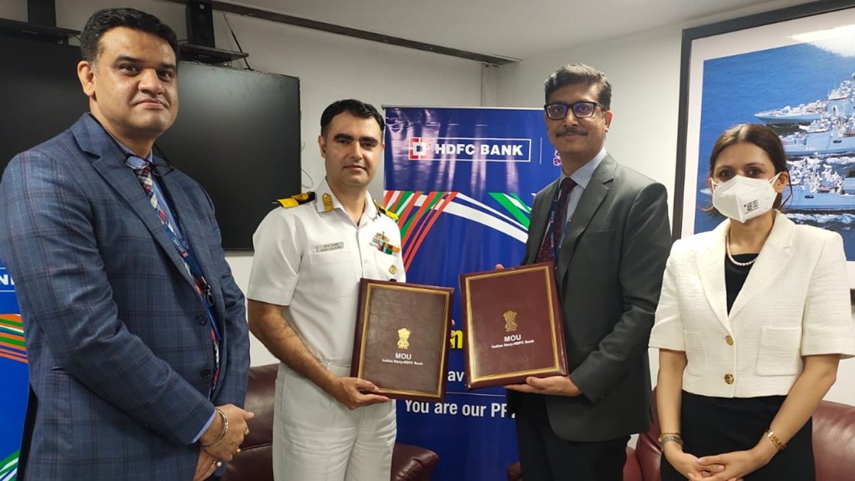 HDFC Bank News on Twitter: ".@HDFC_Bank & @indiannavy signed an #MoU on the Defence Salary ...