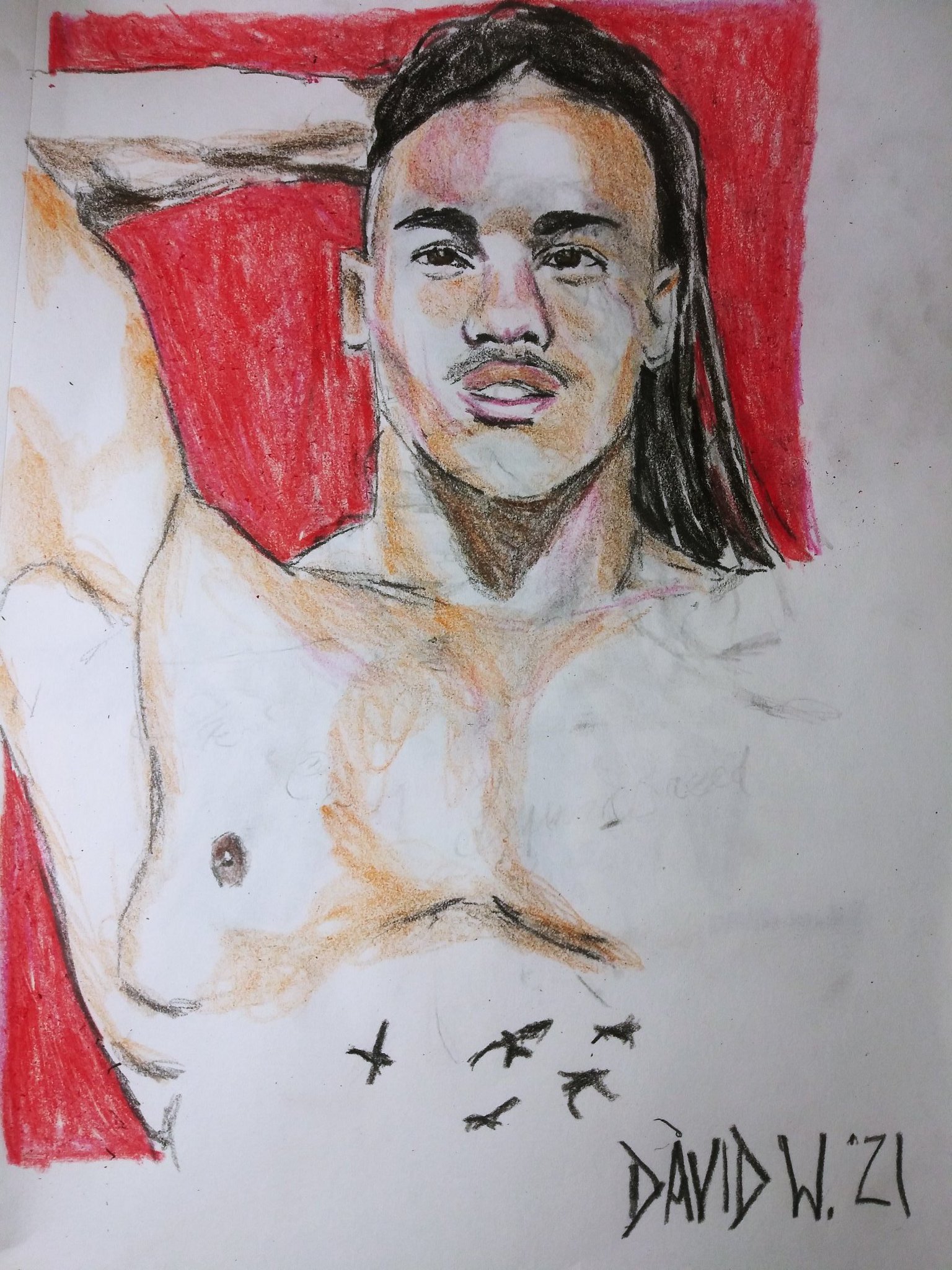 🔥DAVAGE 🔥 David Windham on Twitter: "@TheJaiVidal Drawing Paper 12 in x 9 in #JaiVidal # ...