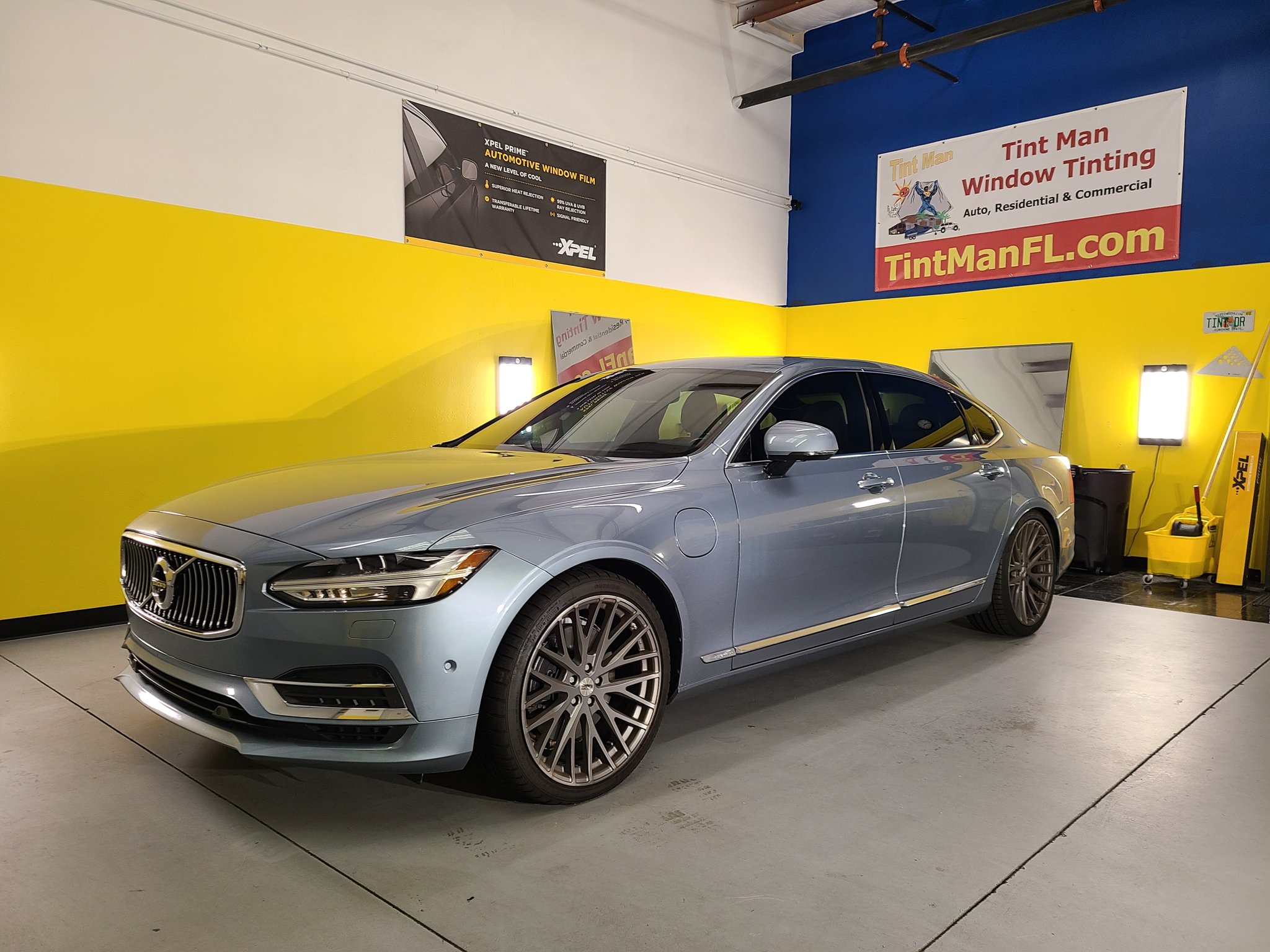 Tint Man FL on Twitter: "Volvo S90 T8 https://t.co/RWqXOTBe1L Xpel XR Black Ceramic Window Film ...