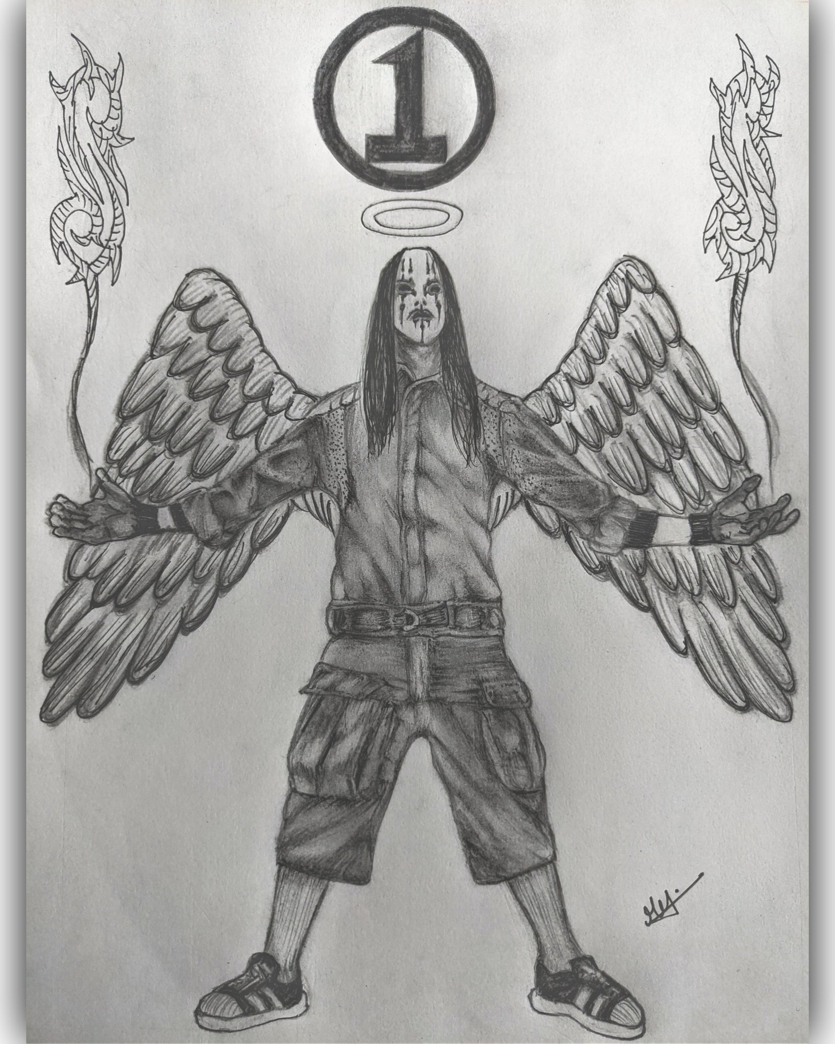 Slipknot Joey Jordison Drawing