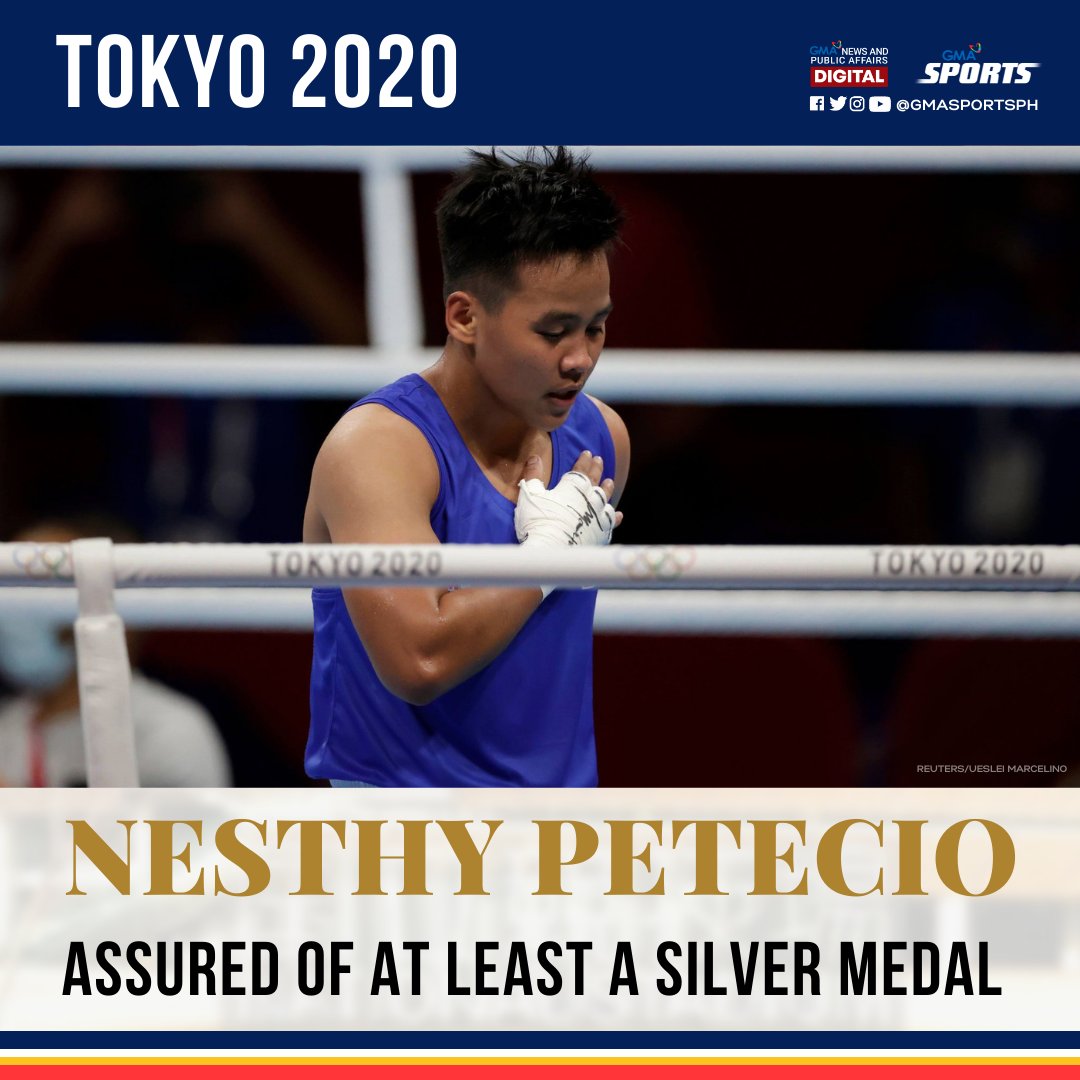 GMA News on Twitter: "BREAKING: GOING FOR GOLD! Nesthy Petecio will advance to the women's ...
