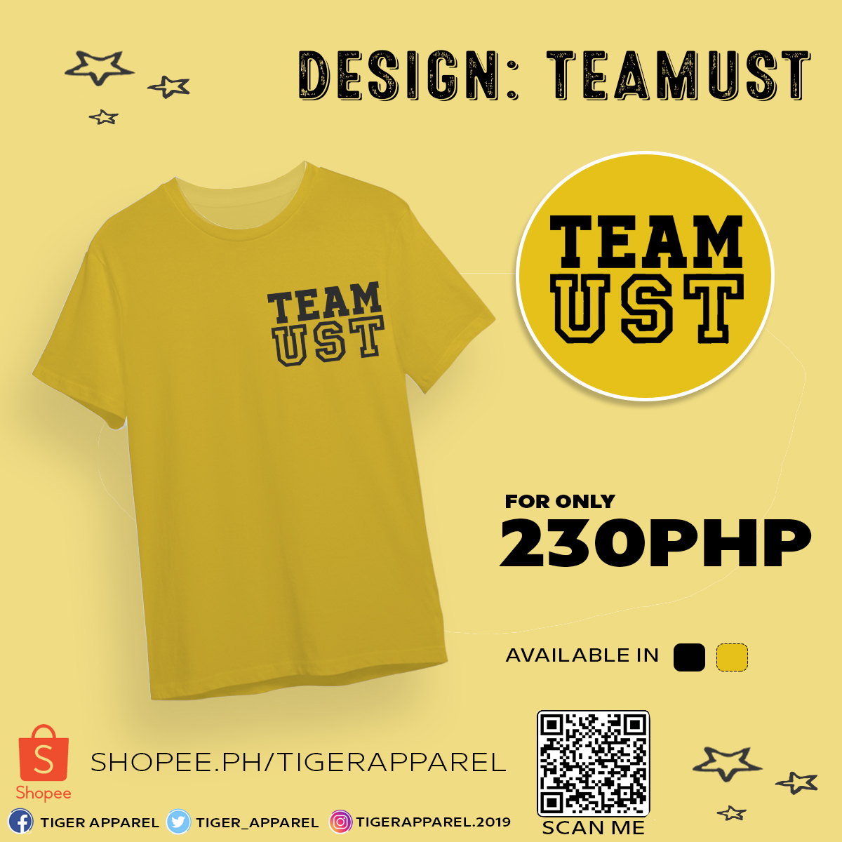 Ust Shirt Logo UST Merch T Shirt (GOUSTE) (Mens Fit) – Delta