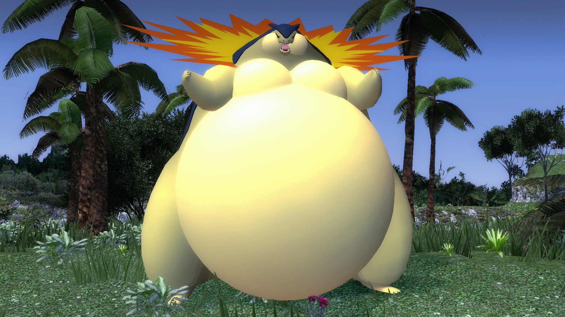 Tucker the Heroic Sumo Charizard on Twitter: "Here's a picture of enormous Typhlosion. https://t ...