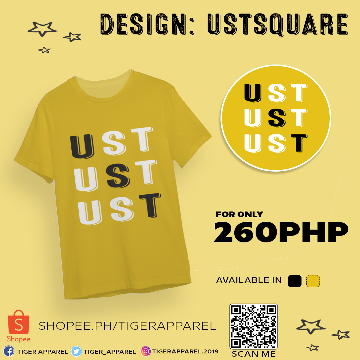 Ust Shirt Logo UST Merch T Shirt (GOUSTE) (Mens Fit) – Delta