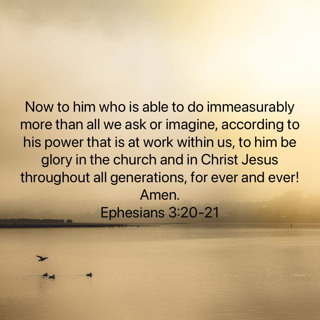 Ephesians 3 20 Niv