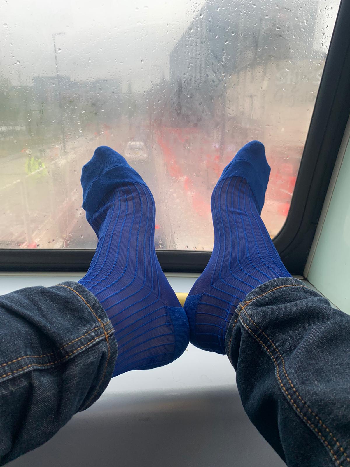 Dad Son Socks π¬π§πΊπΈπ On Twitter Son On The Bus Airing Our The Hot Blue Sheer Socks