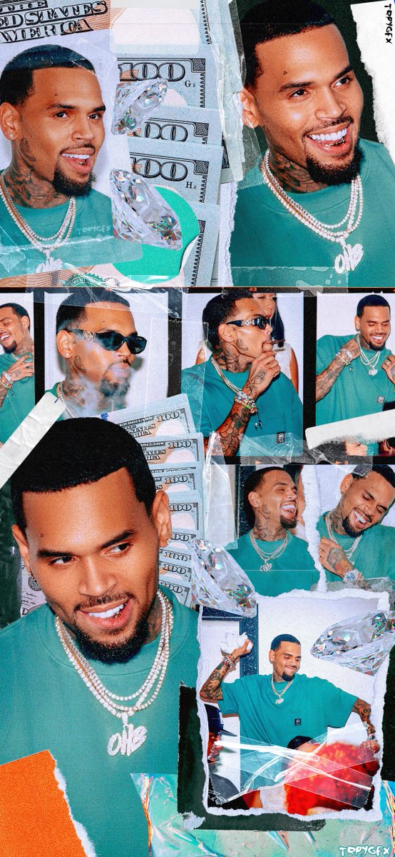Chris Brown Collage Pictures