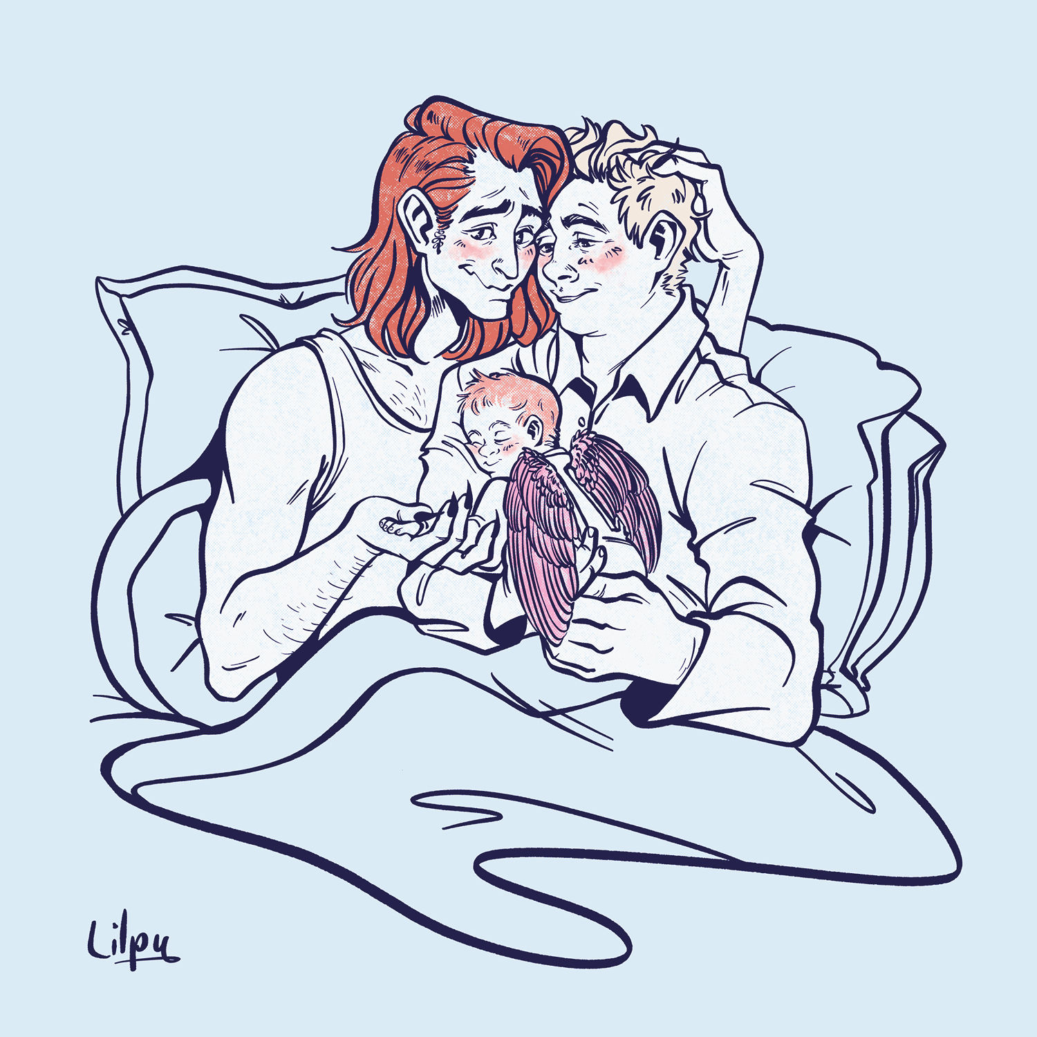 🔞 Lyxill - on Patreon 🔞 on Twitter: "| ineffable fam @onelastunicorn commissioned me to draw a ...