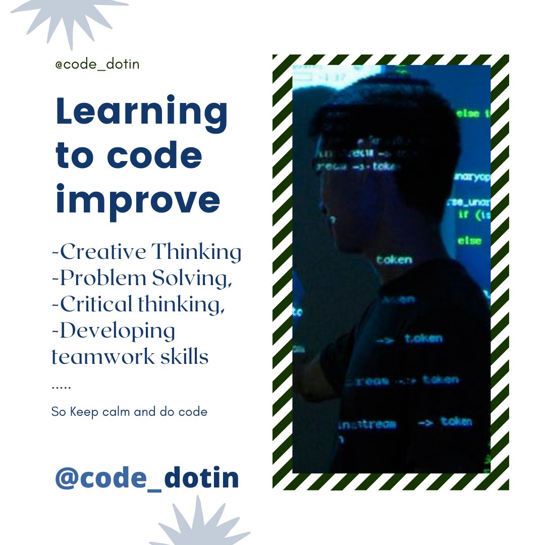 Codedotin On Twitter Learning Codings Follow👉codedotin Code Coding Program