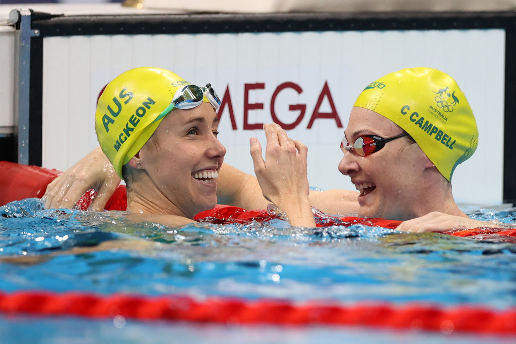 FINA on Twitter: "#Swimming Women's 4x100 Medley FINAL #AUS AUSTRALIA with a new Olympic Record ...