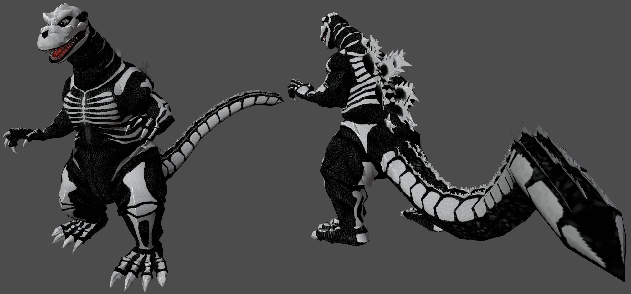Godzilla Skeleton Model