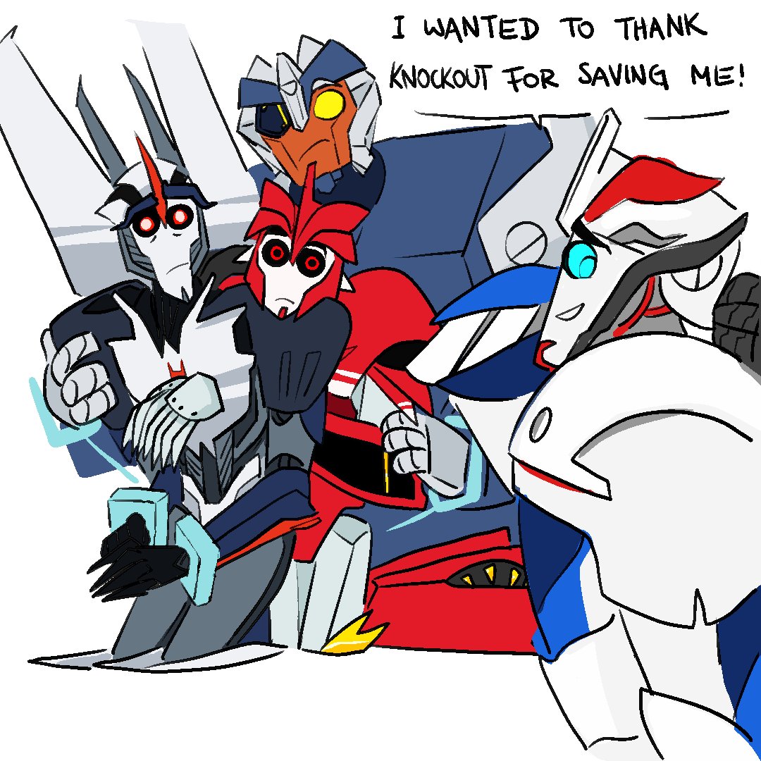 Transformers Prime Smokescreen Vs Knockout