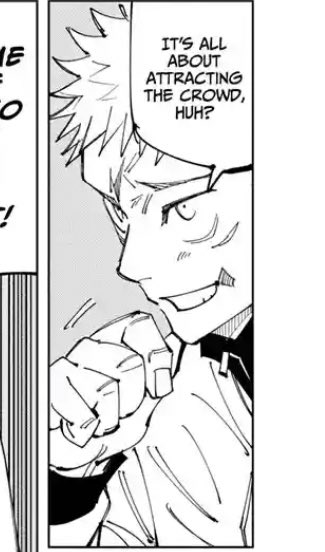 「love how yuji's smiling throughout this 」|JUJUTSU KAISEN SUPREMACYの漫画