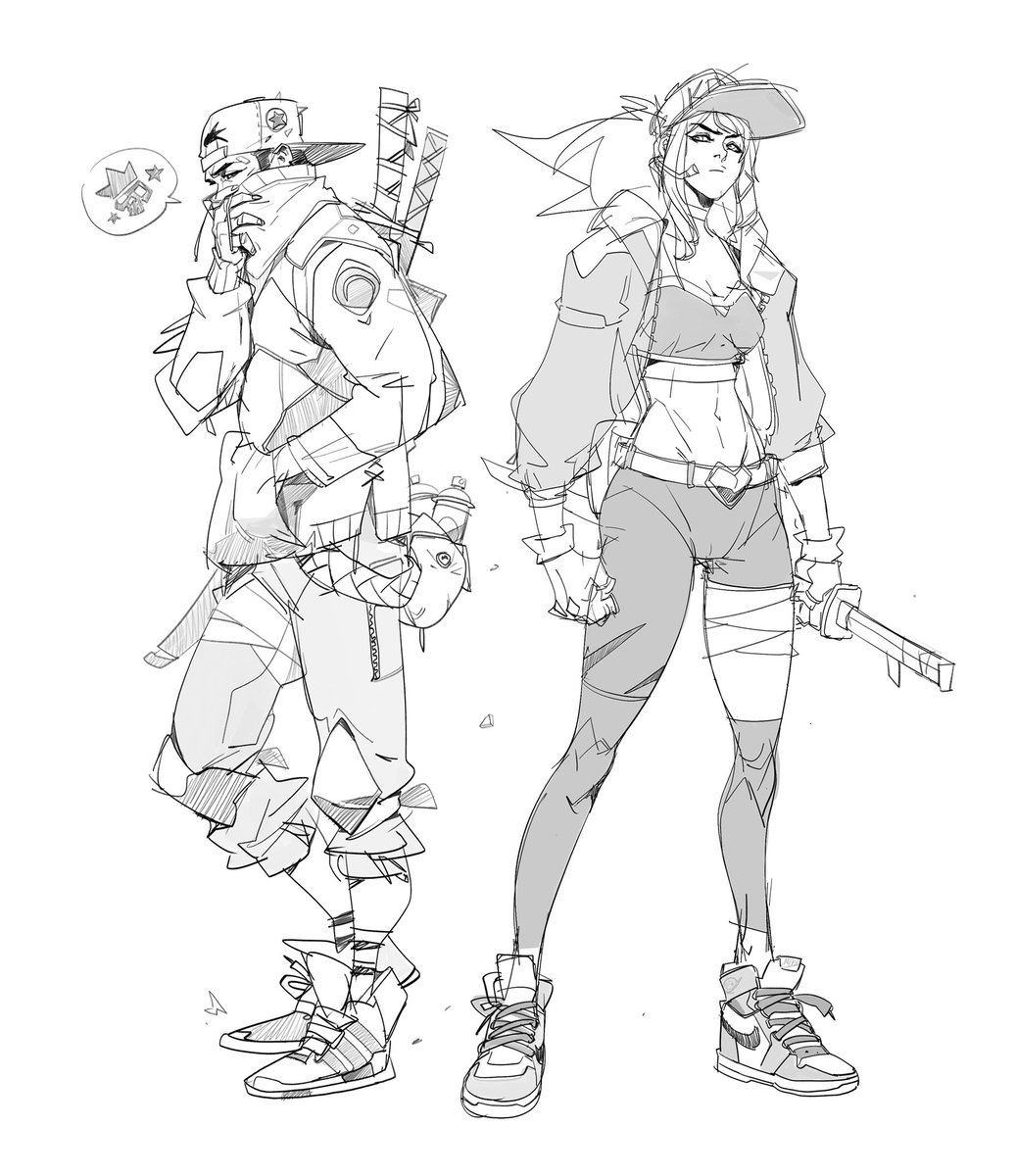 「Selection of old and new art and line wo」|Pyroowdailyの漫画